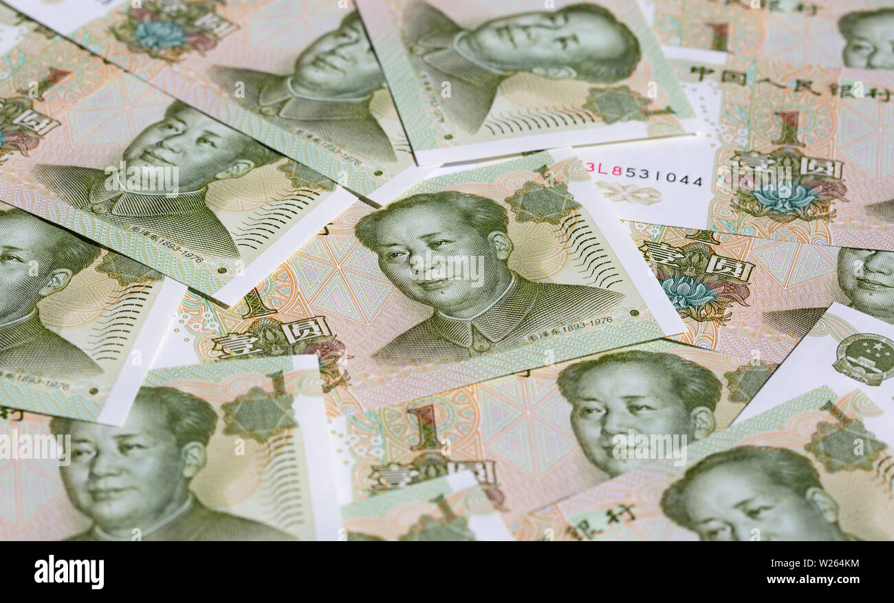 Collection of the chinese banknotes Stock Photo - Alamy