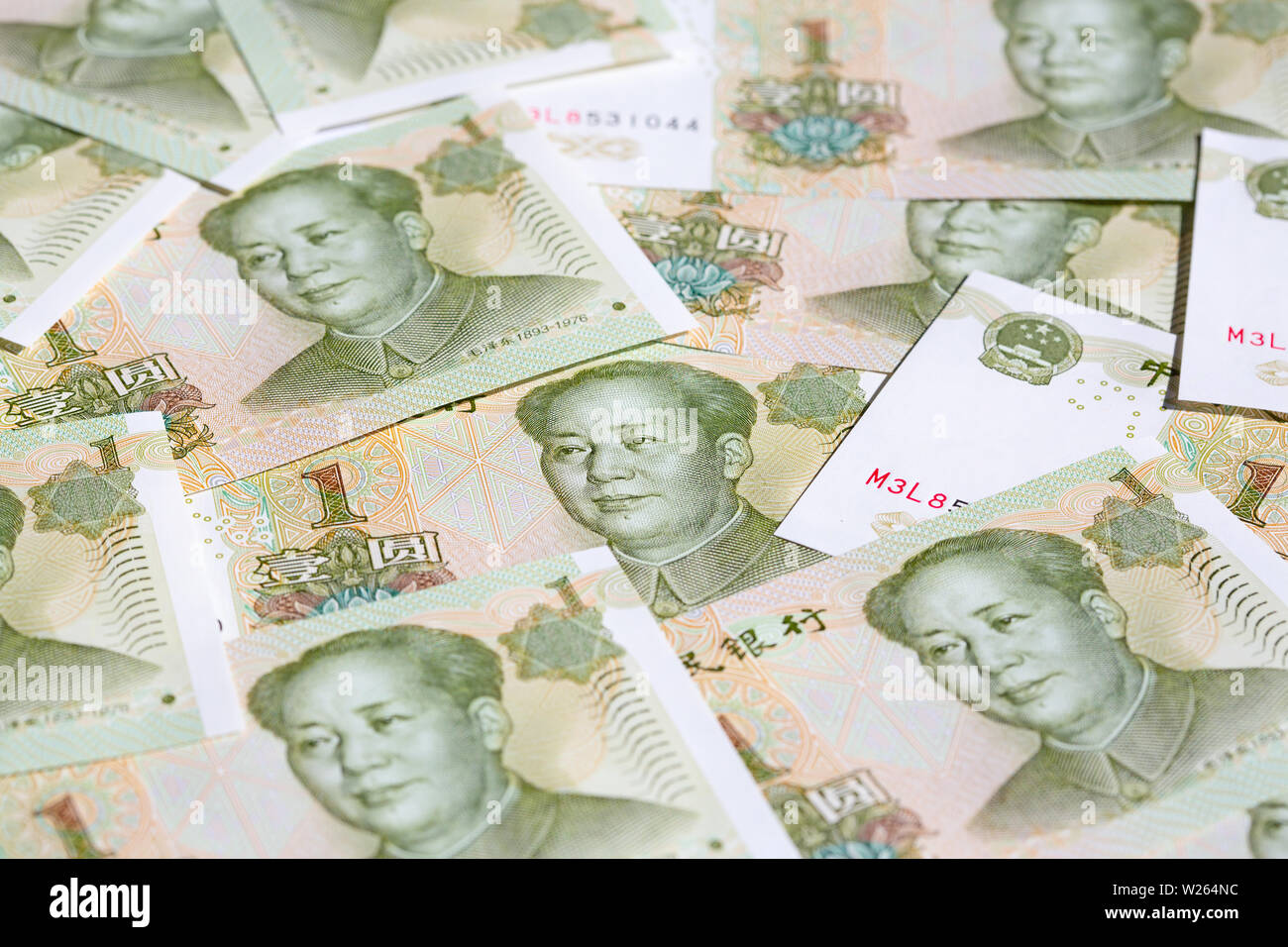 Collection of the chinese banknotes Stock Photo - Alamy