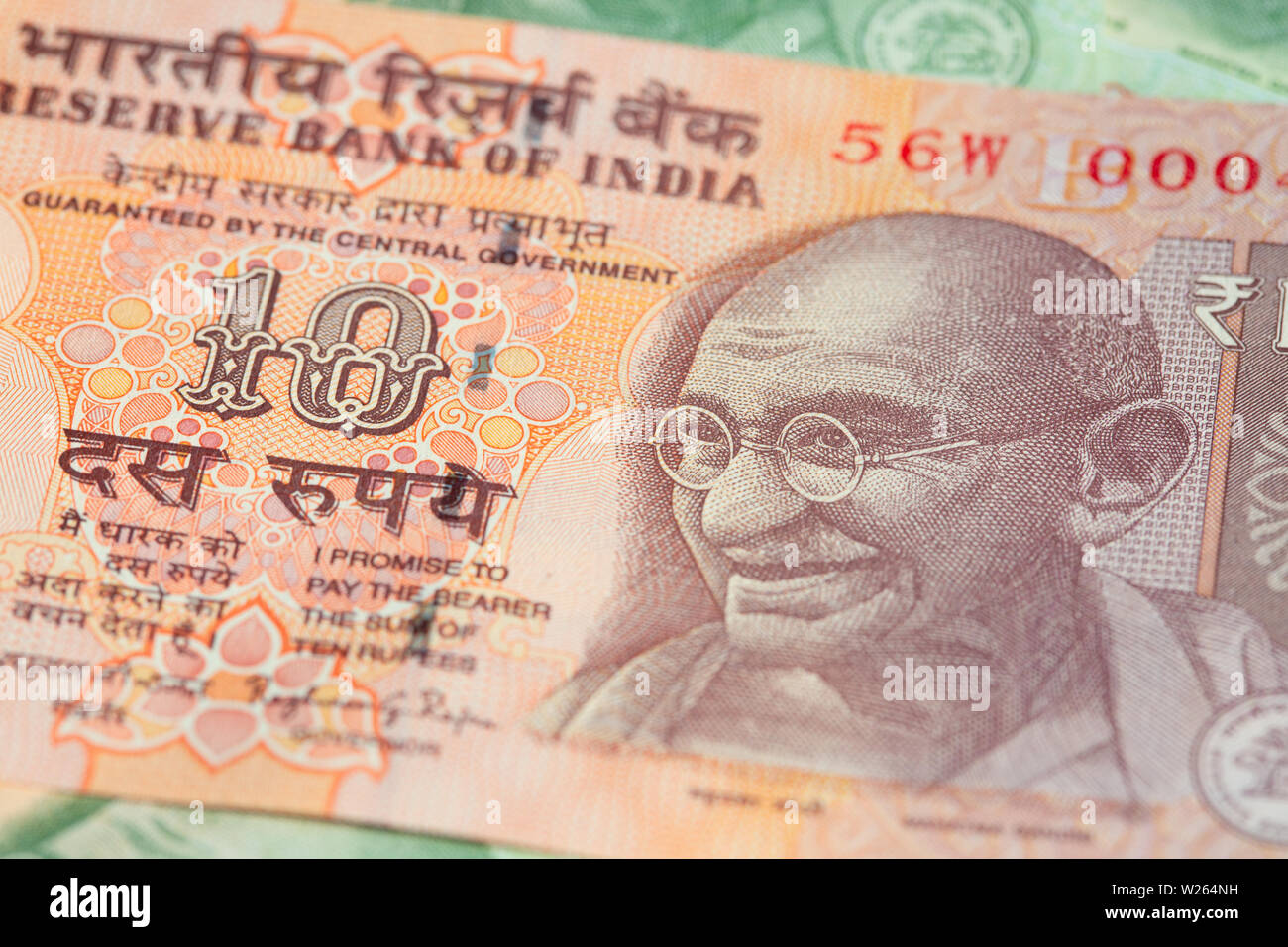 Collection of the Indian banknotes Stock Photo - Alamy
