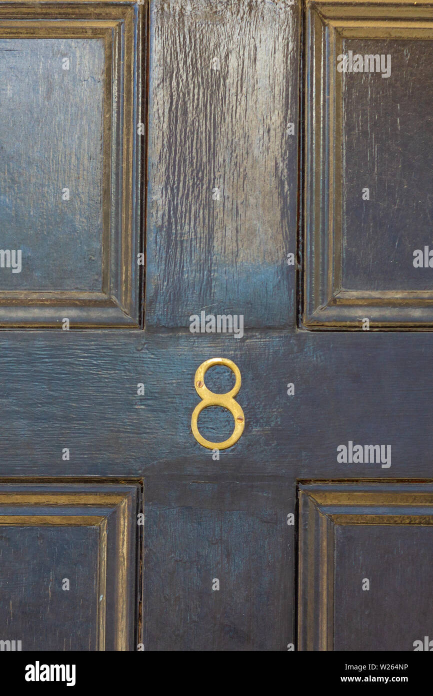 Number 8 on door hi-res stock photography and images - Alamy