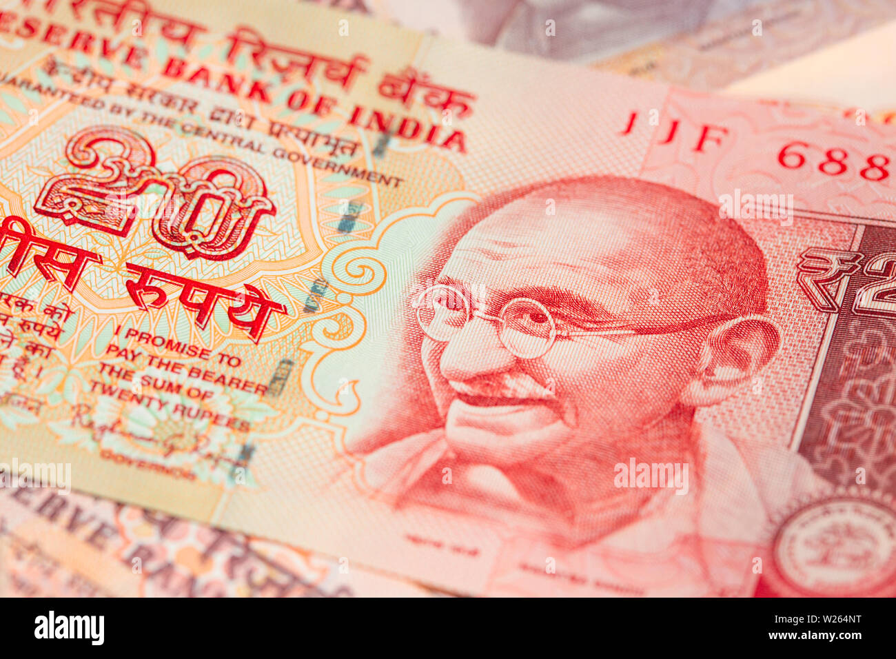 Collection of the Indian banknotes Stock Photo - Alamy