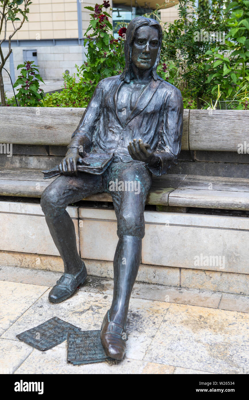 Bristol, UK - June 30th 2019: A statue of historic 18th Century English ...