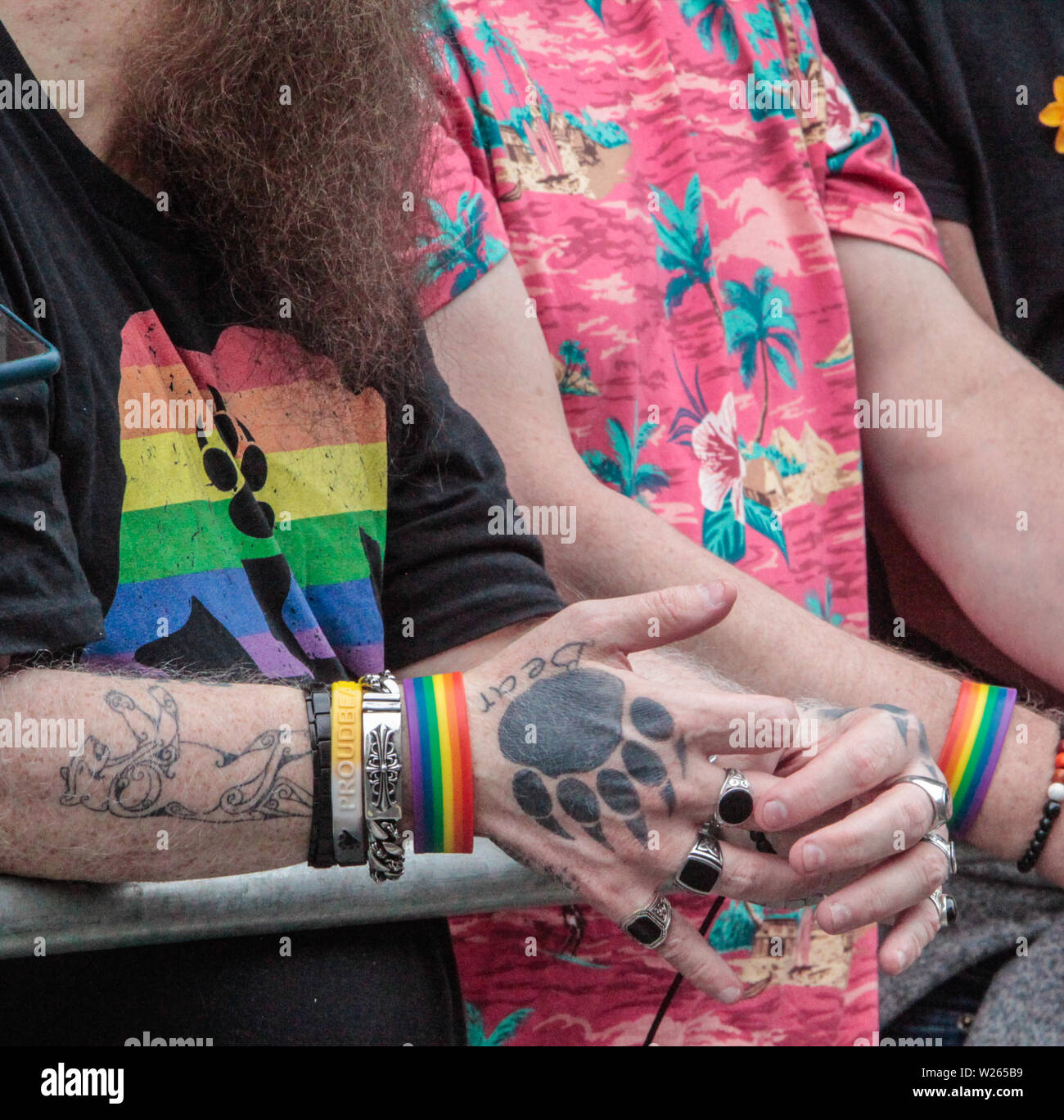 London UK 06 July 2019 The LGBT community come out in their thousands ...