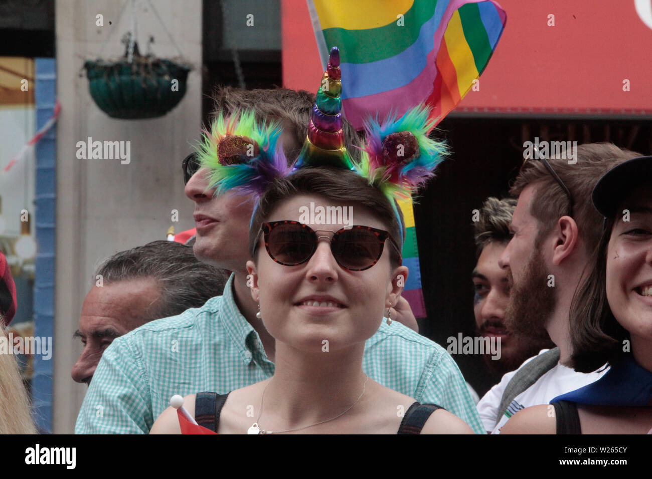50th pride in london parade hi-res stock photography and images - Alamy