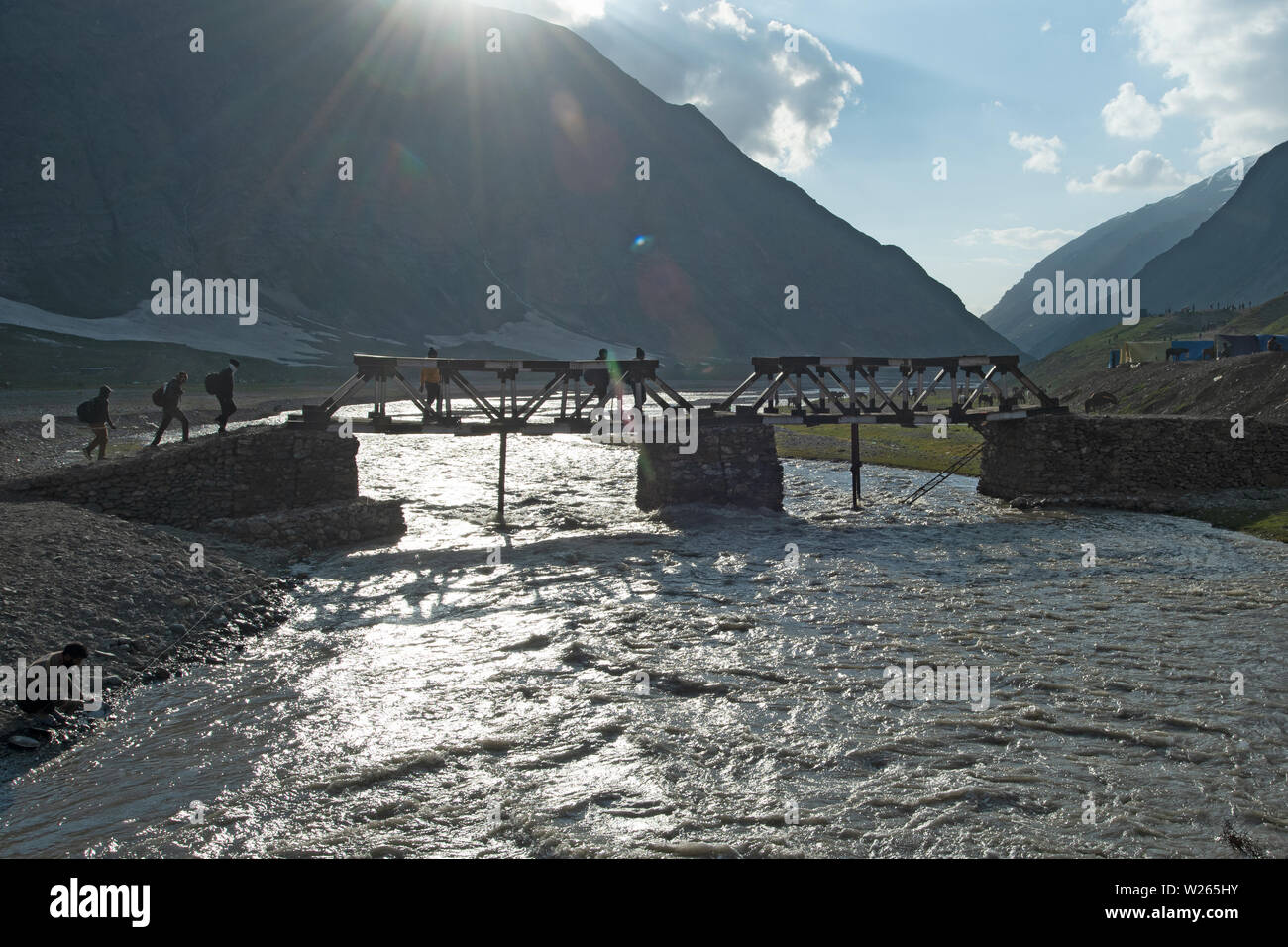 Amarnath Yatra, 2019, Kashmir, India, Asia, Hindu Pilgrimage Stock ...