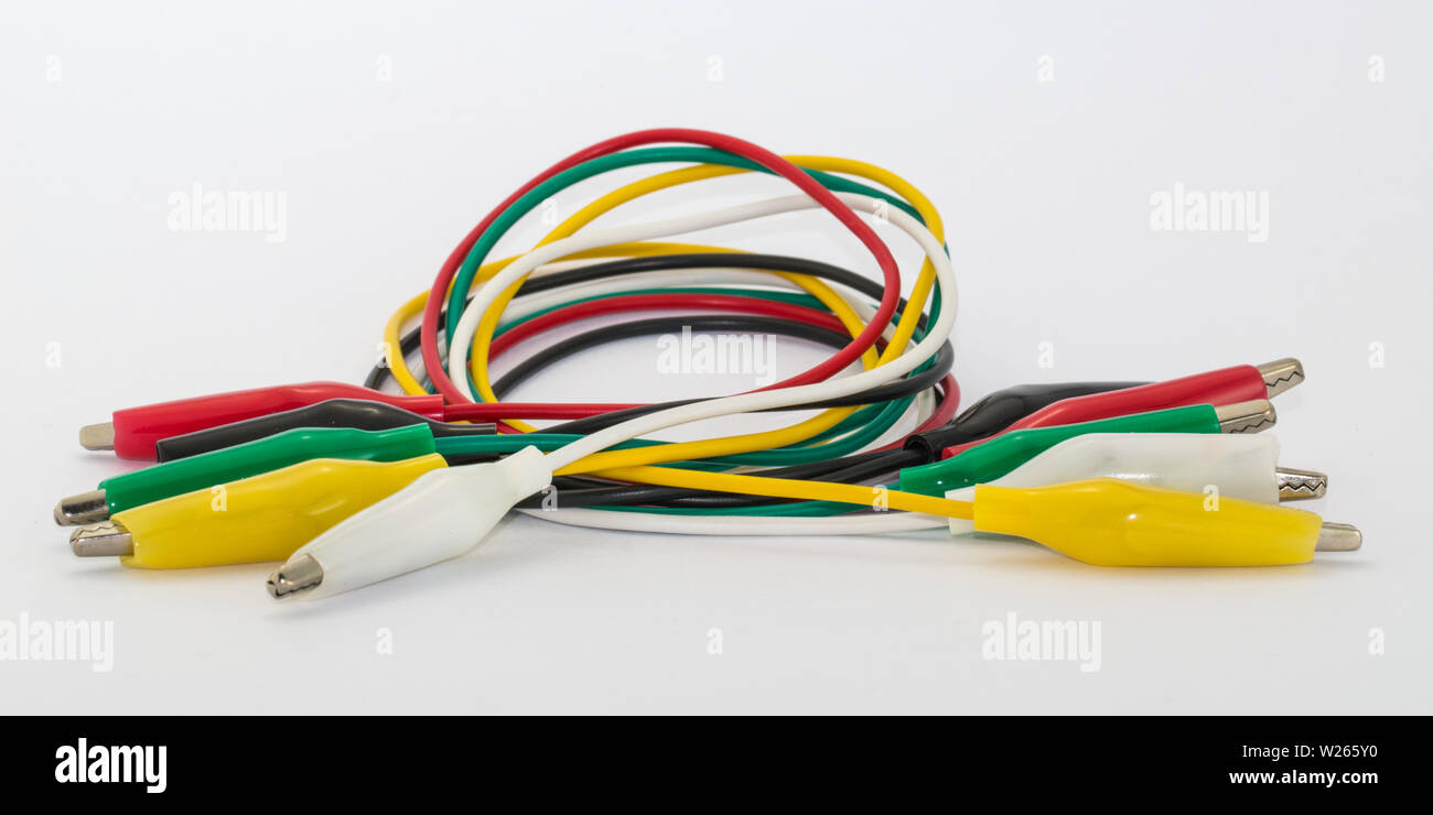 Electrical crocodile clip hi-res stock photography and images - Alamy