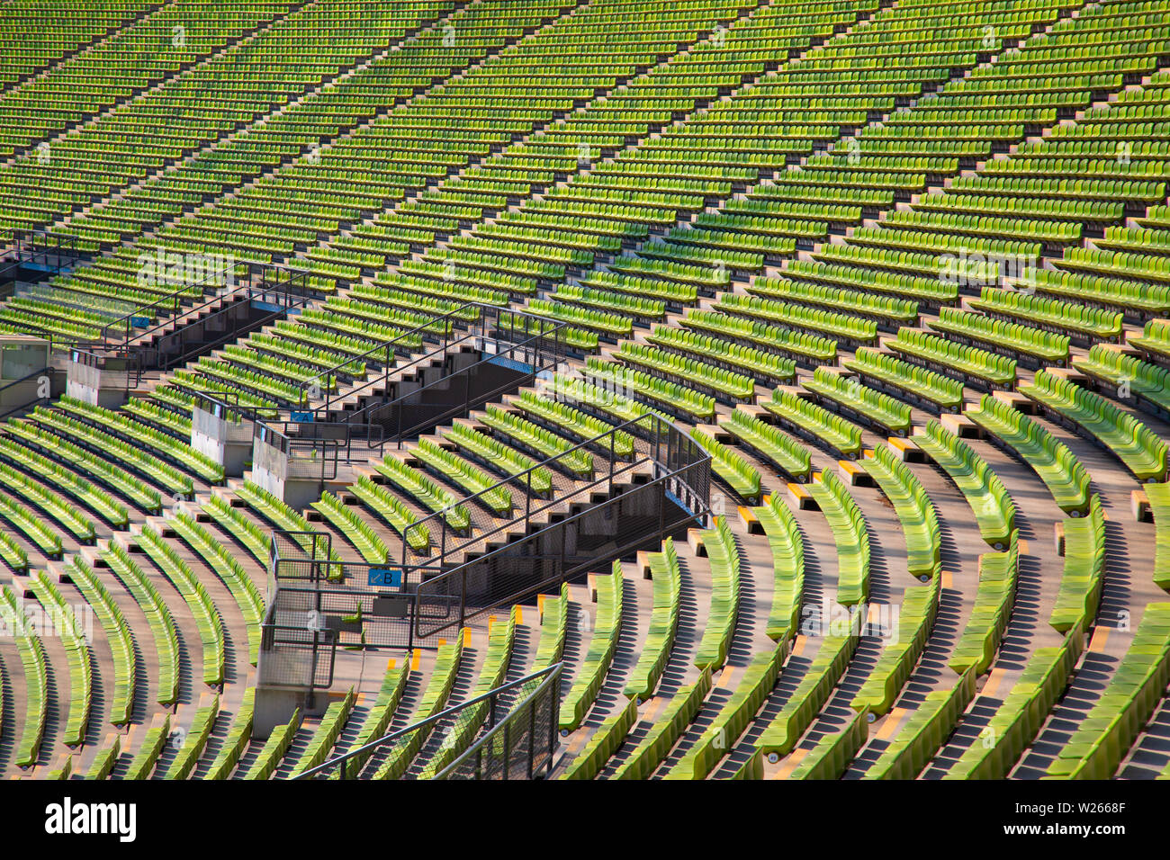 View of the soccer stadium Stock Photo - Alamy