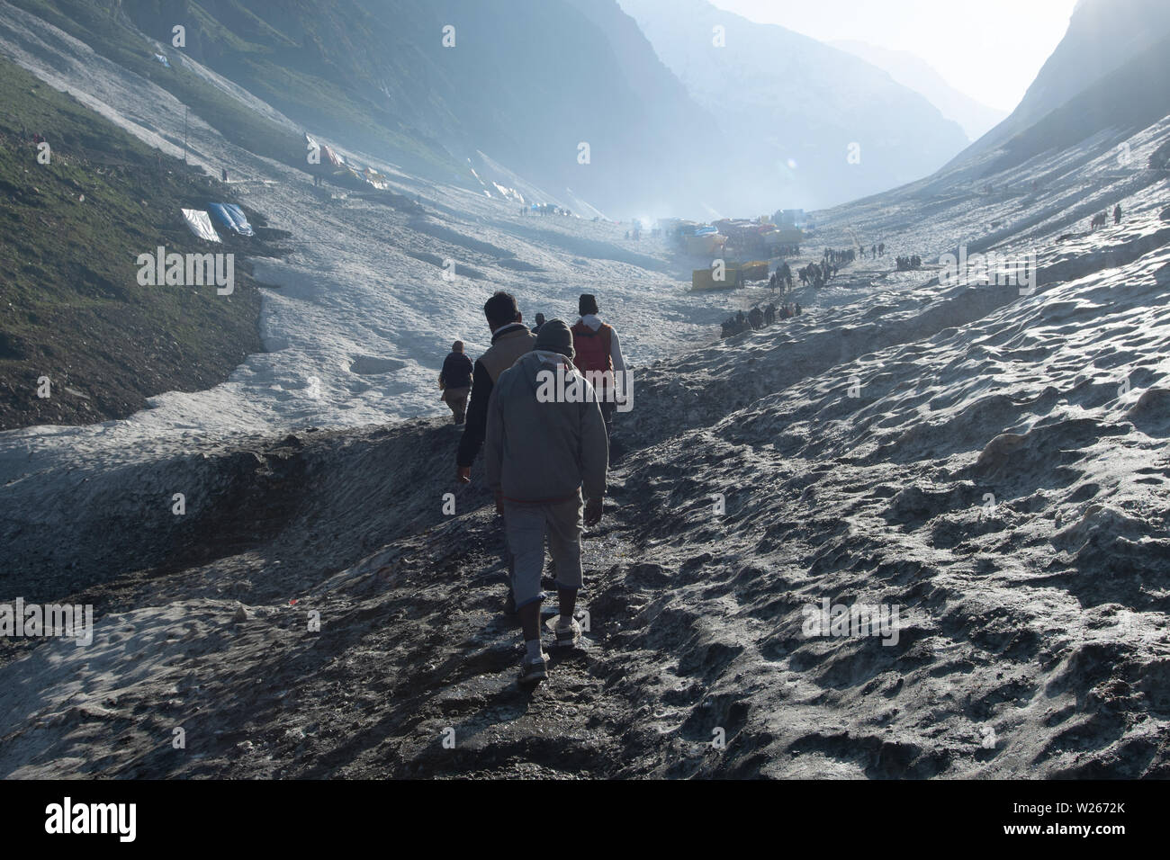 Amarnath Yatra, 2019, Kashmir, India, Asia, Hindu Pilgrimage Stock ...