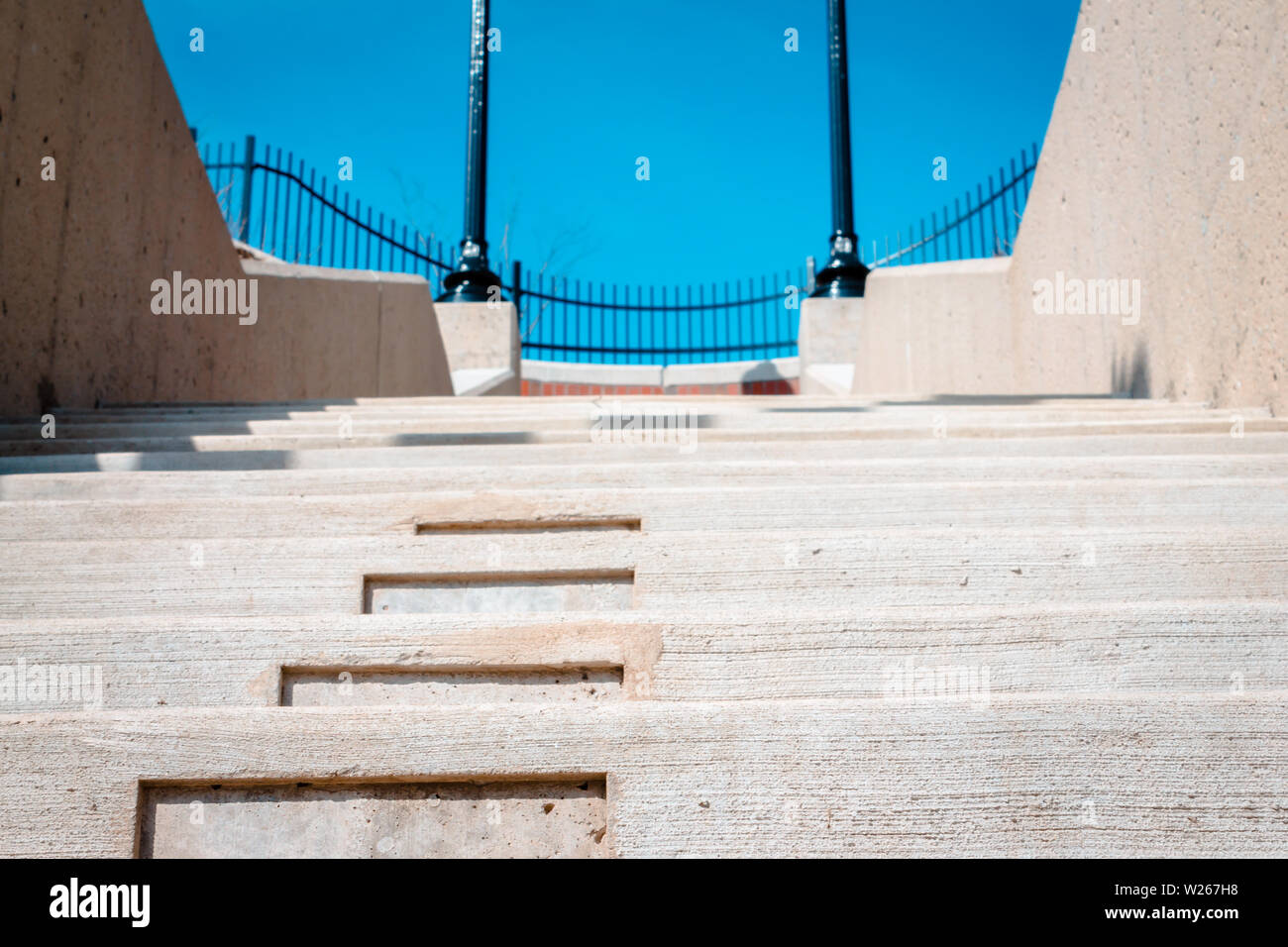Steps leading hill top hi-res stock photography and images - Alamy