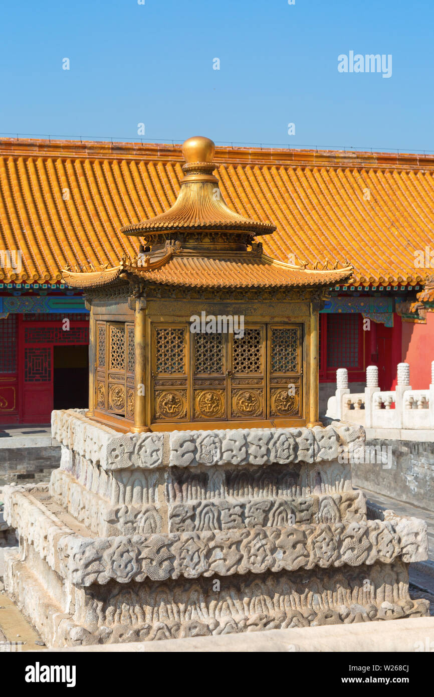 BEIJING, CHINA - OCTOBER 14, 2017: The Forbidden City (Palace museum ...