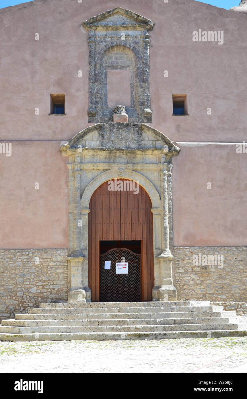 Erice, streets view of a old city Stock Photo - Alamy