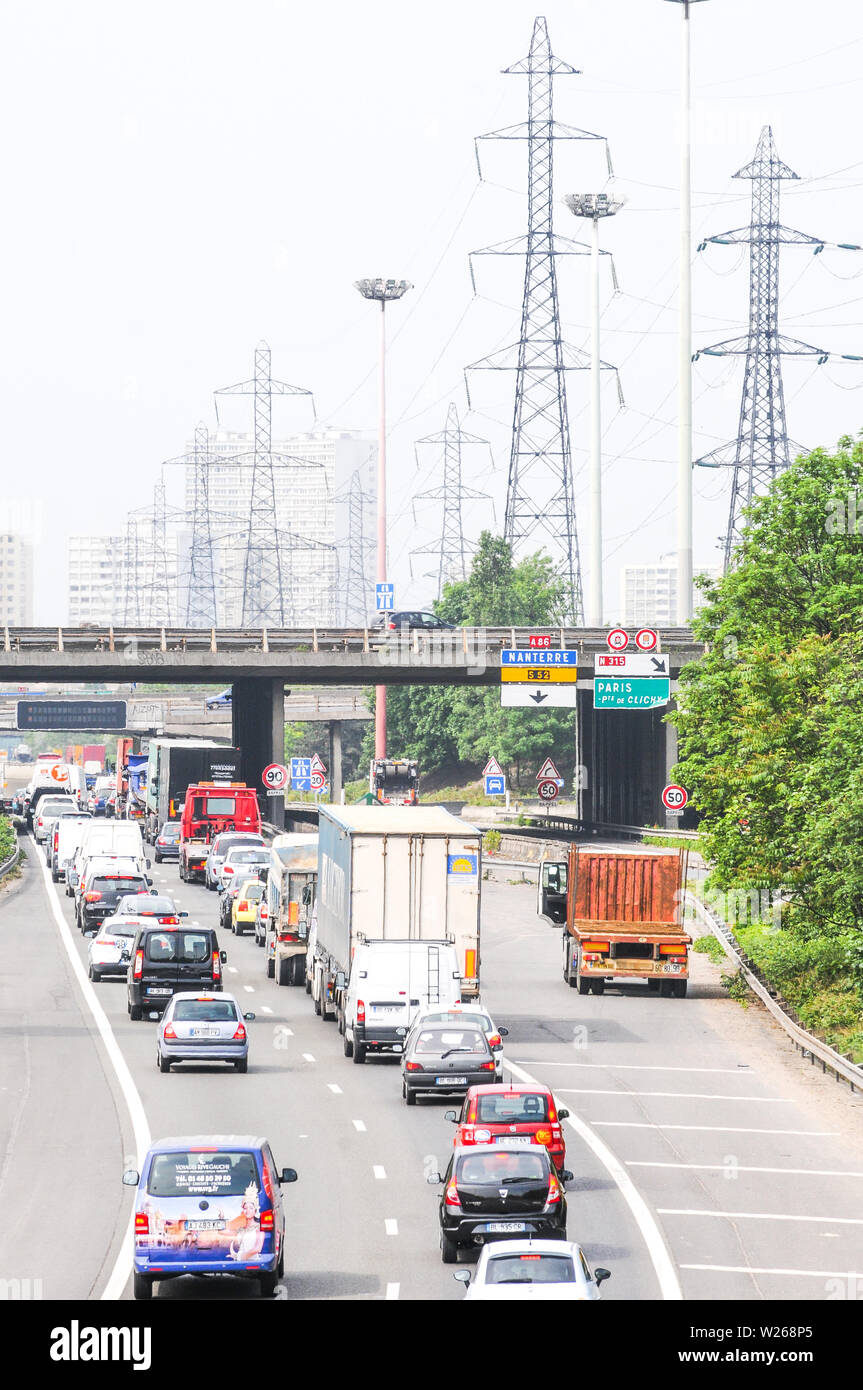 Paris Ring road, Aubervilliers, Ile-de-France, France Stock Photo - Alamy Paris Ring road, Aubervilliers, Ile-de-France, France Stock Photo - Alamy