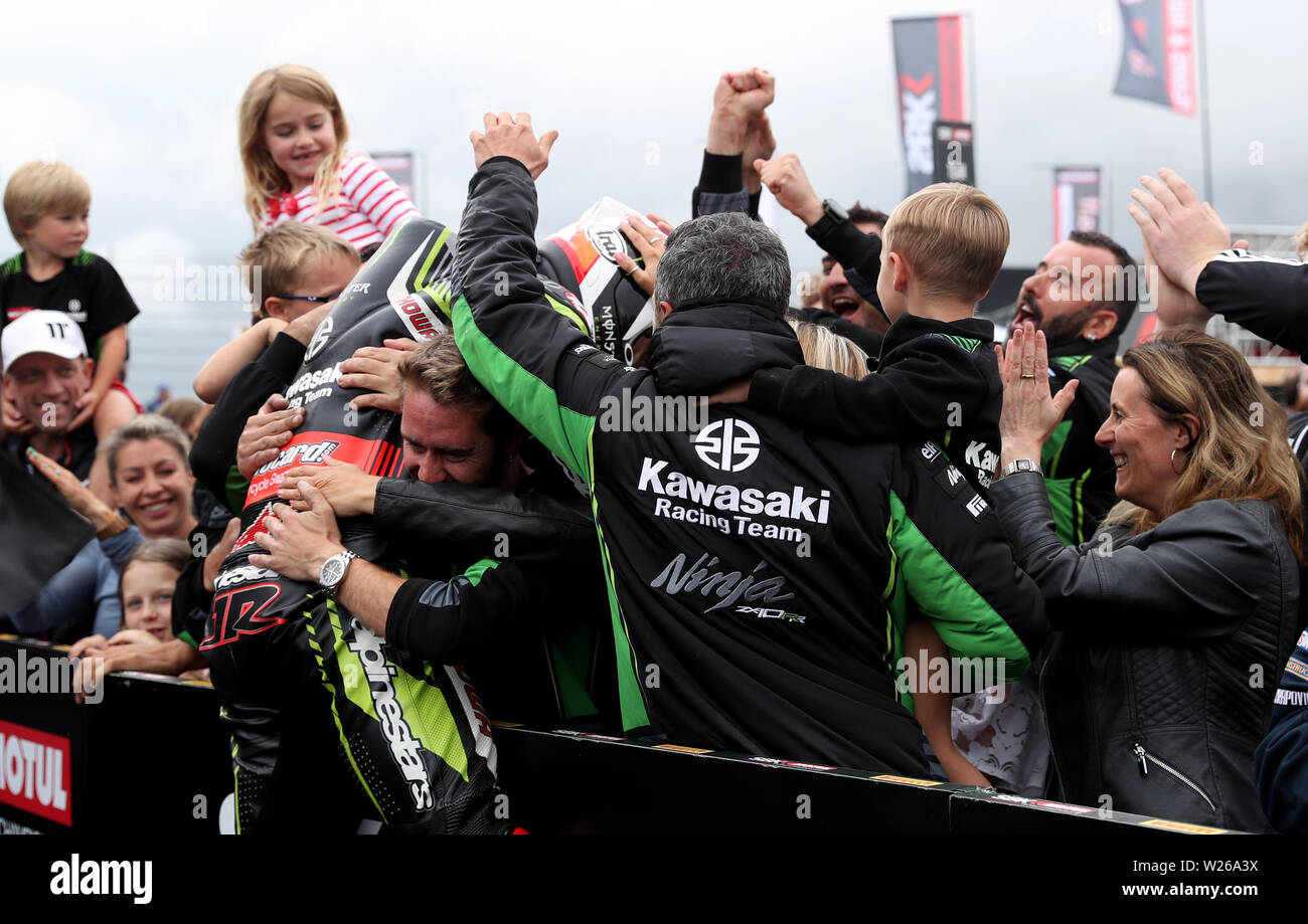 British superbike race team hi-res stock photography and images - Alamy