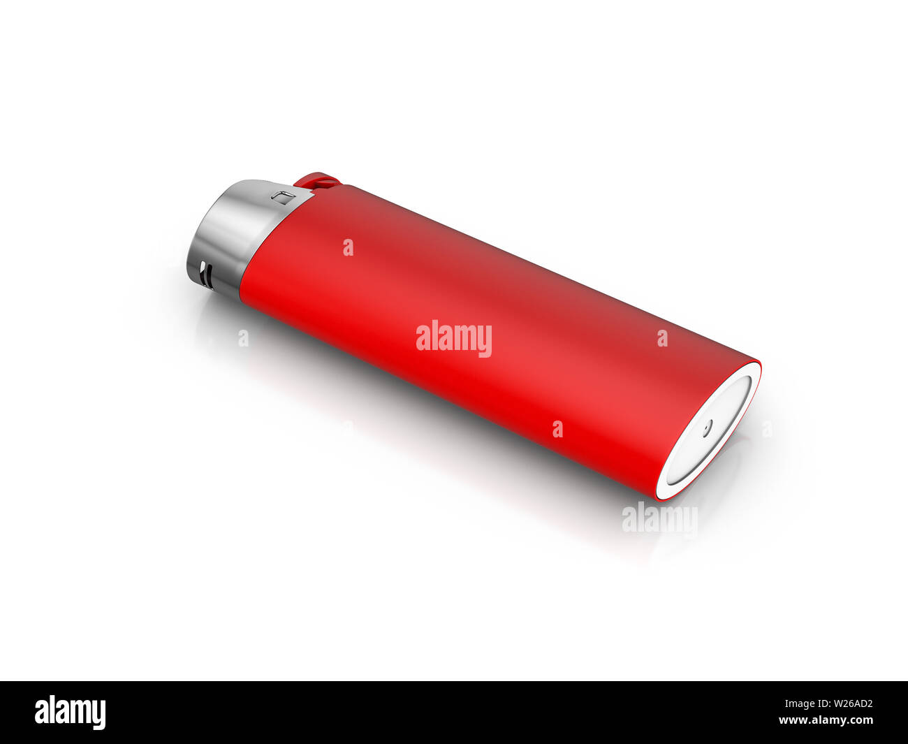 Lighter on a white background. 3d illustration Stock Photo - Alamy