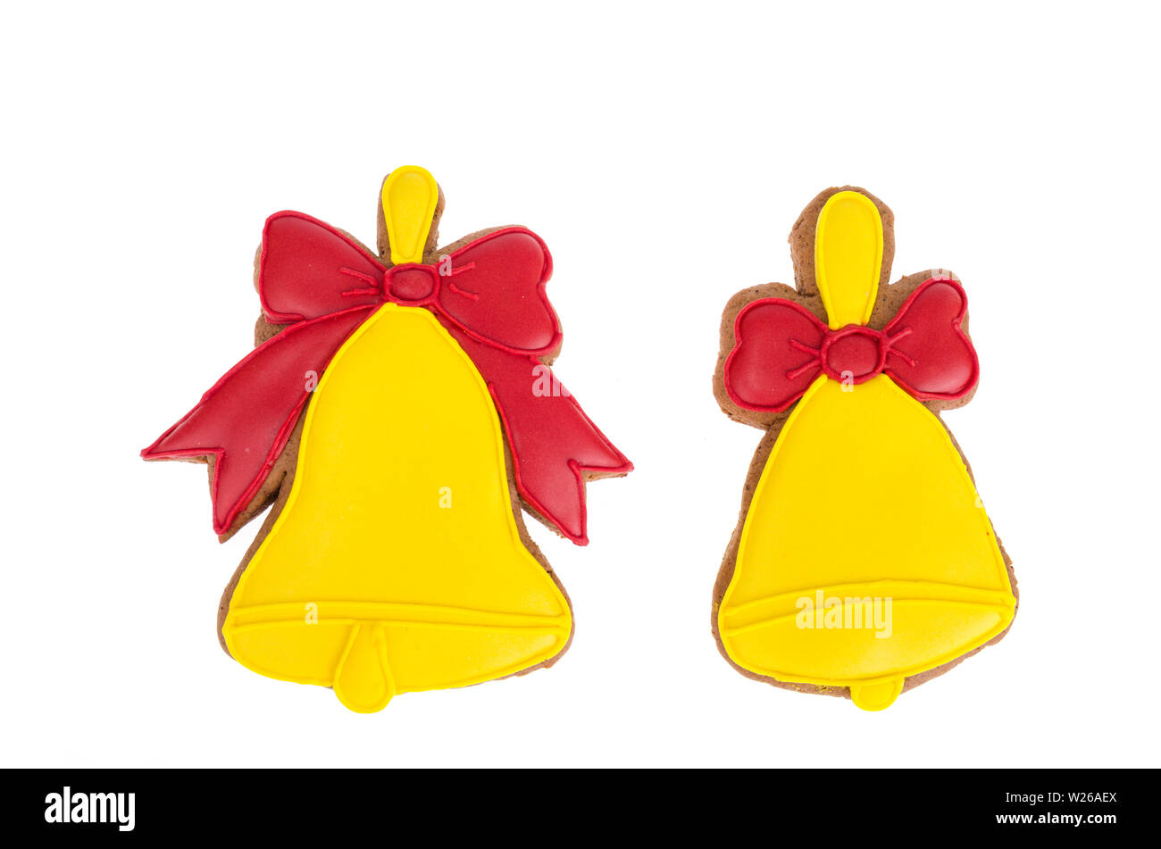 Gingerbread cookies in festive Cut Out Stock Images & Pictures - Alamy