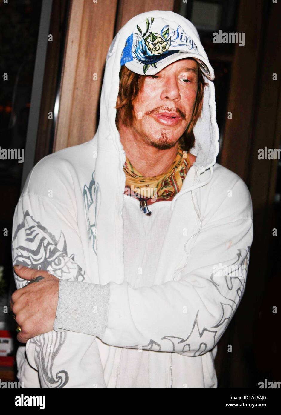 Mickey Rourke 2009 Photo By John Barrett/PHOTOlink.net Stock Photo - Alamy