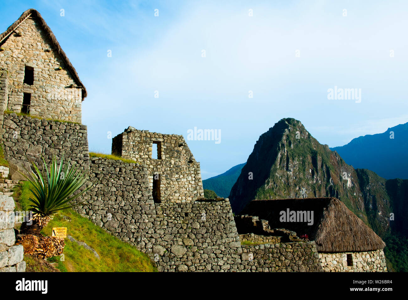 Machu Picchu Inca Ruins - Peru Stock Photo - Alamy