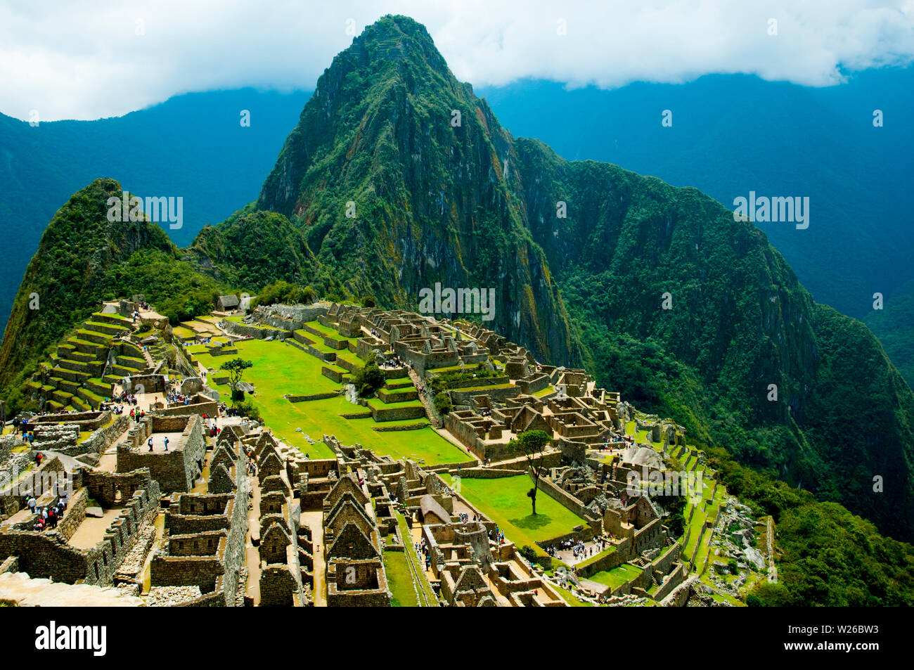 Machu Picchu Inca Ruins - Peru Stock Photo - Alamy