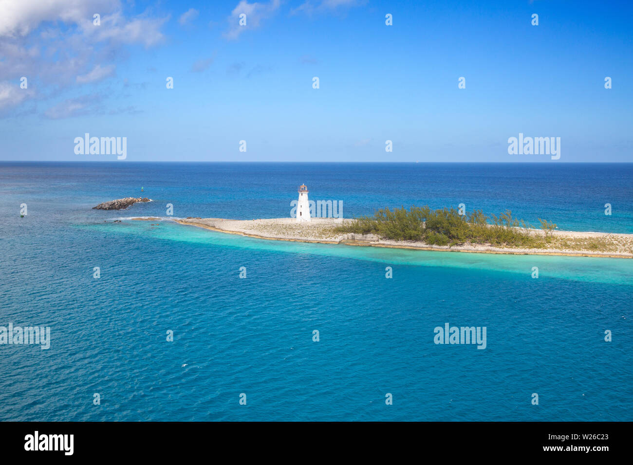 Cabbage beach on Paradise island in Nassau, Bahamas Stock Photo - Alamy