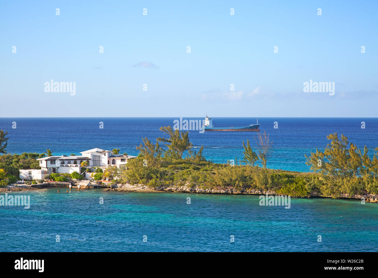 Cabbage beach on Paradise island in Nassau, Bahamas Stock Photo - Alamy