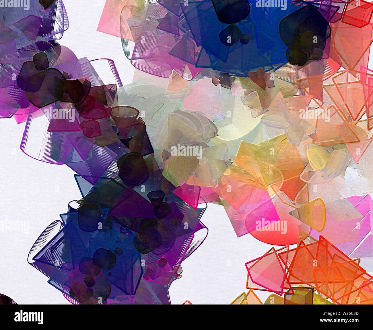 Abstract colorful pattern for use as backdrop for different design ...