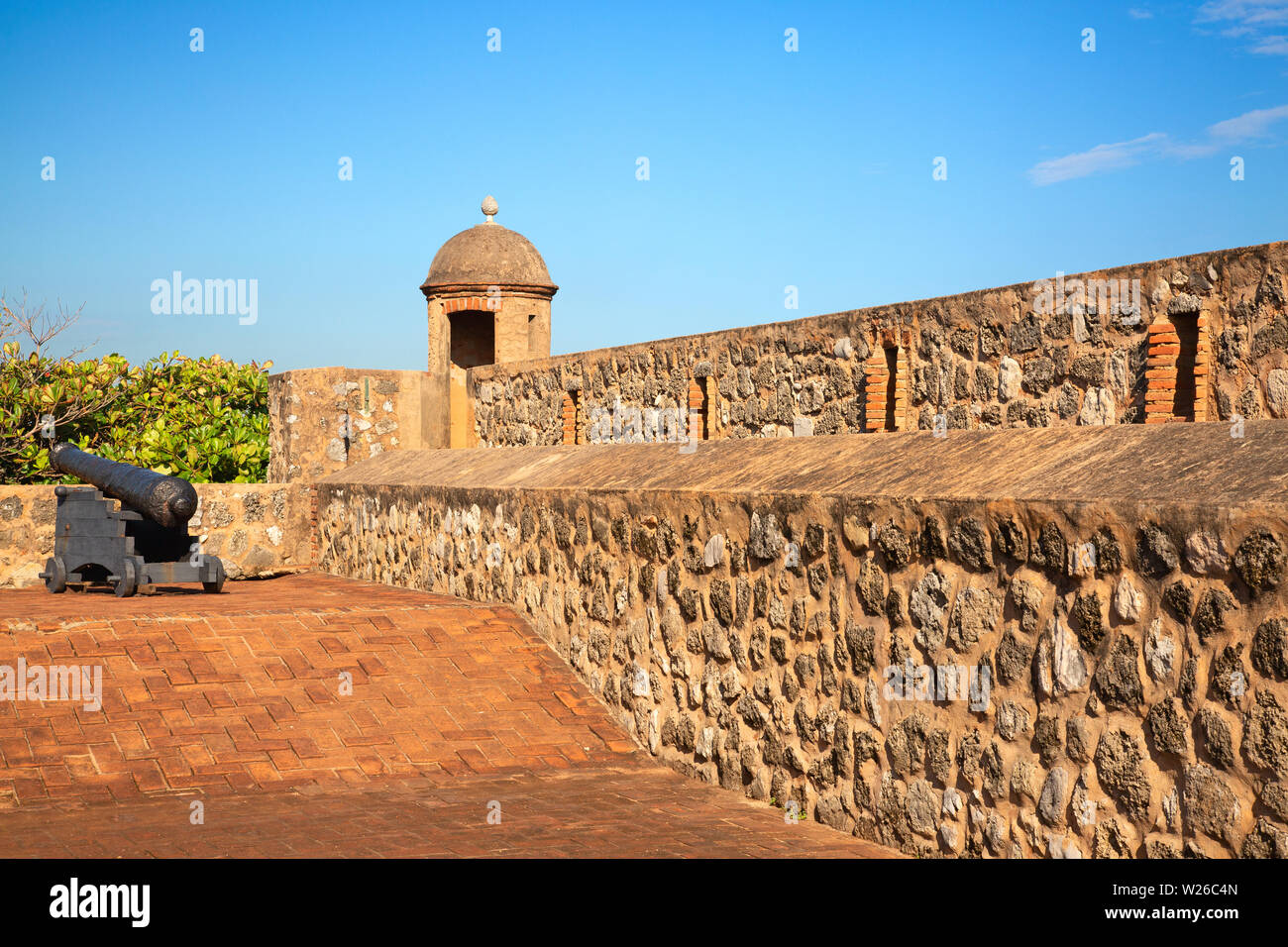 Old spanish fort on the seashore in Puerto Plata, Dominican Republic ...