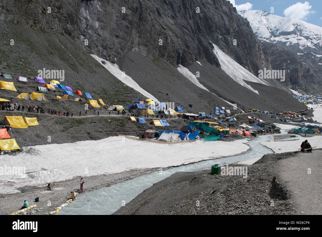 Amarnath Yatra, 2019, Kashmir, India, Asia, Hindu Pilgrimage Stock ...
