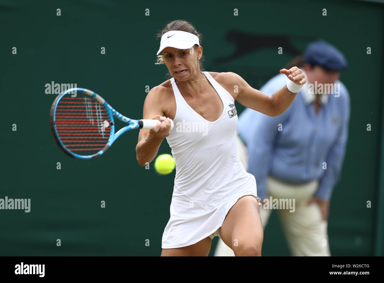 Magda linette wimbledon hi-res stock photography and images - Alamy