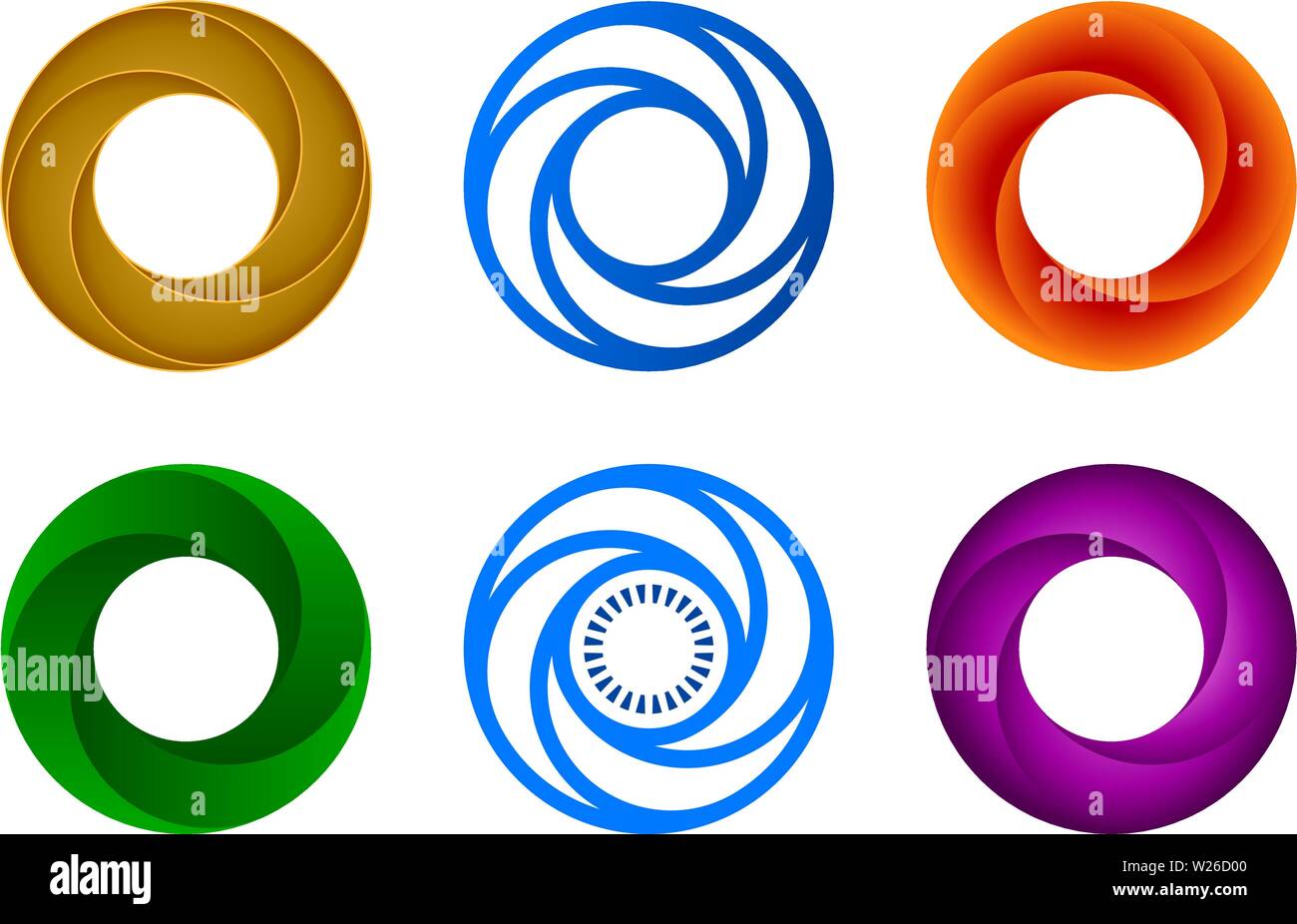 Geometric circular Stock Vector Images - Alamy