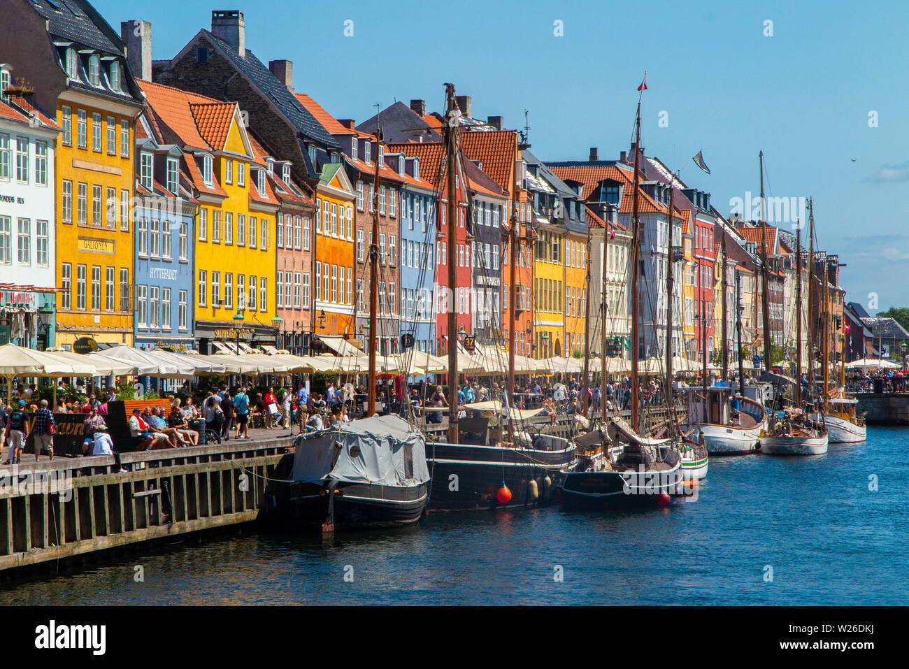 The pretty, coloured houses and restaurants that line the waterfront of ...