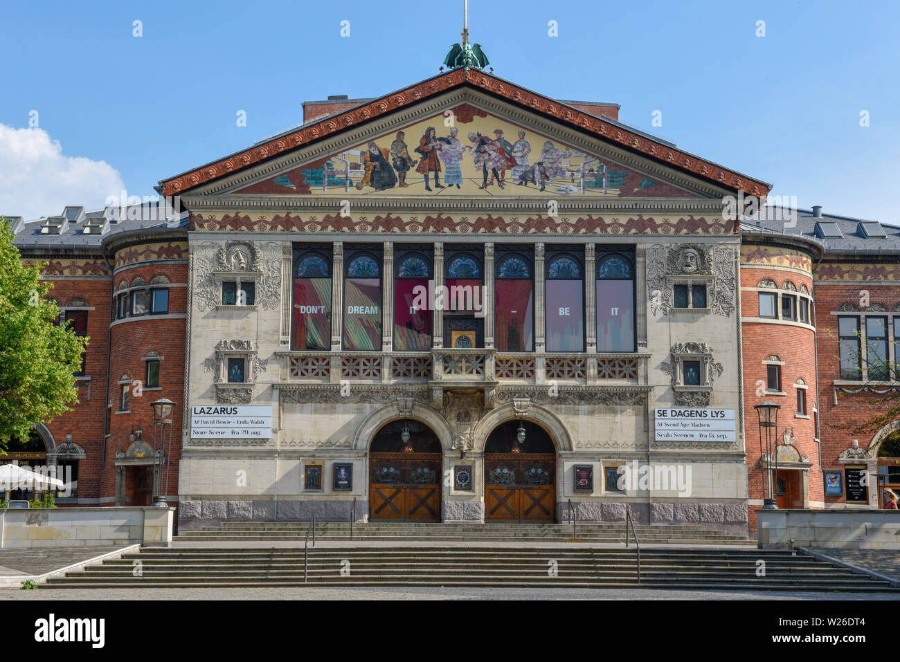 Aarhus, Denmark - 19 June 2019: old opera building at Aarhus in Denmark ...