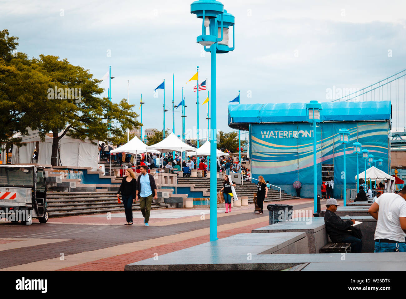 The Waterfront in Philadelphia PA Stock Photo - Alamy