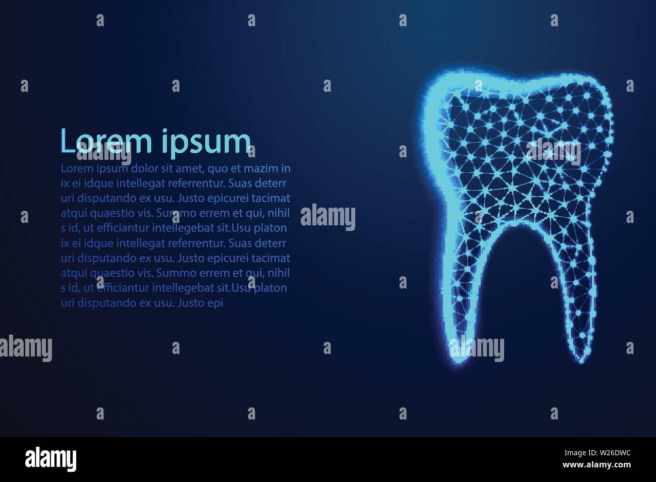 Abstract Low Poly. Wireframe design. From connecting dot and line ...