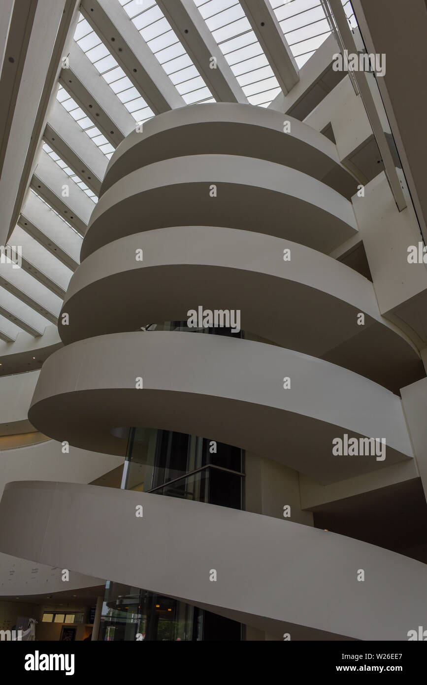 The interiors of ARoS art museum at Aarhus on Denmark Stock Photo - Alamy