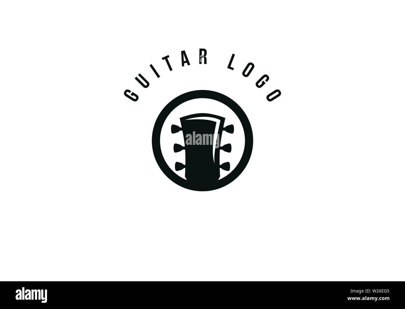 Guitar, Musical instrument logo Stock Vector Image & Art - Alamy