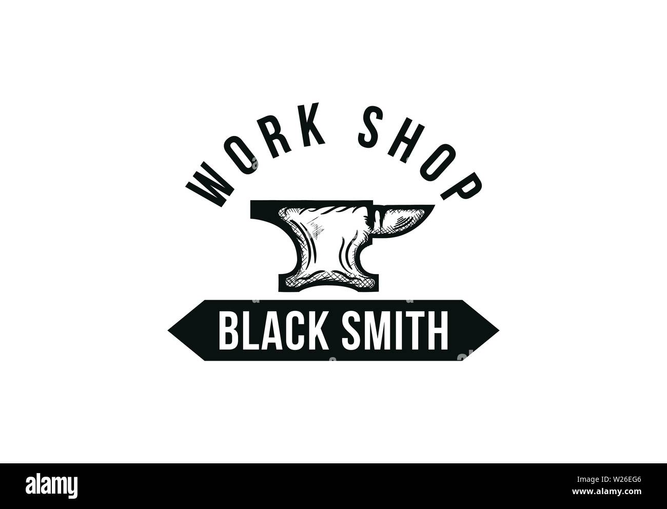 Blacksmith shop tools Cut Out Stock Images & Pictures - Alamy