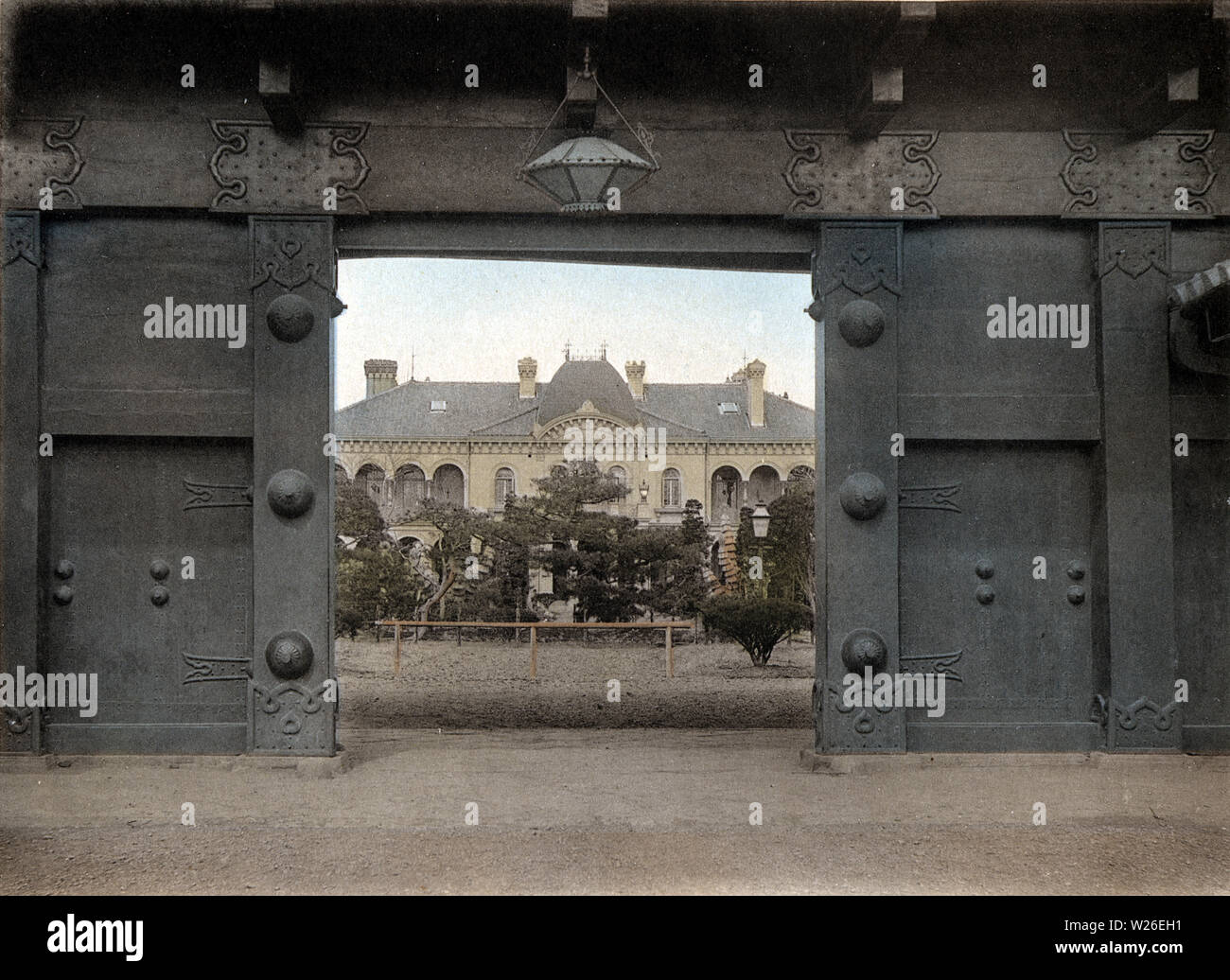 [ 1890s Japan - Rokumeikan in Hibiya, Tokyo ] — Rokumeikan in Hibiya ...