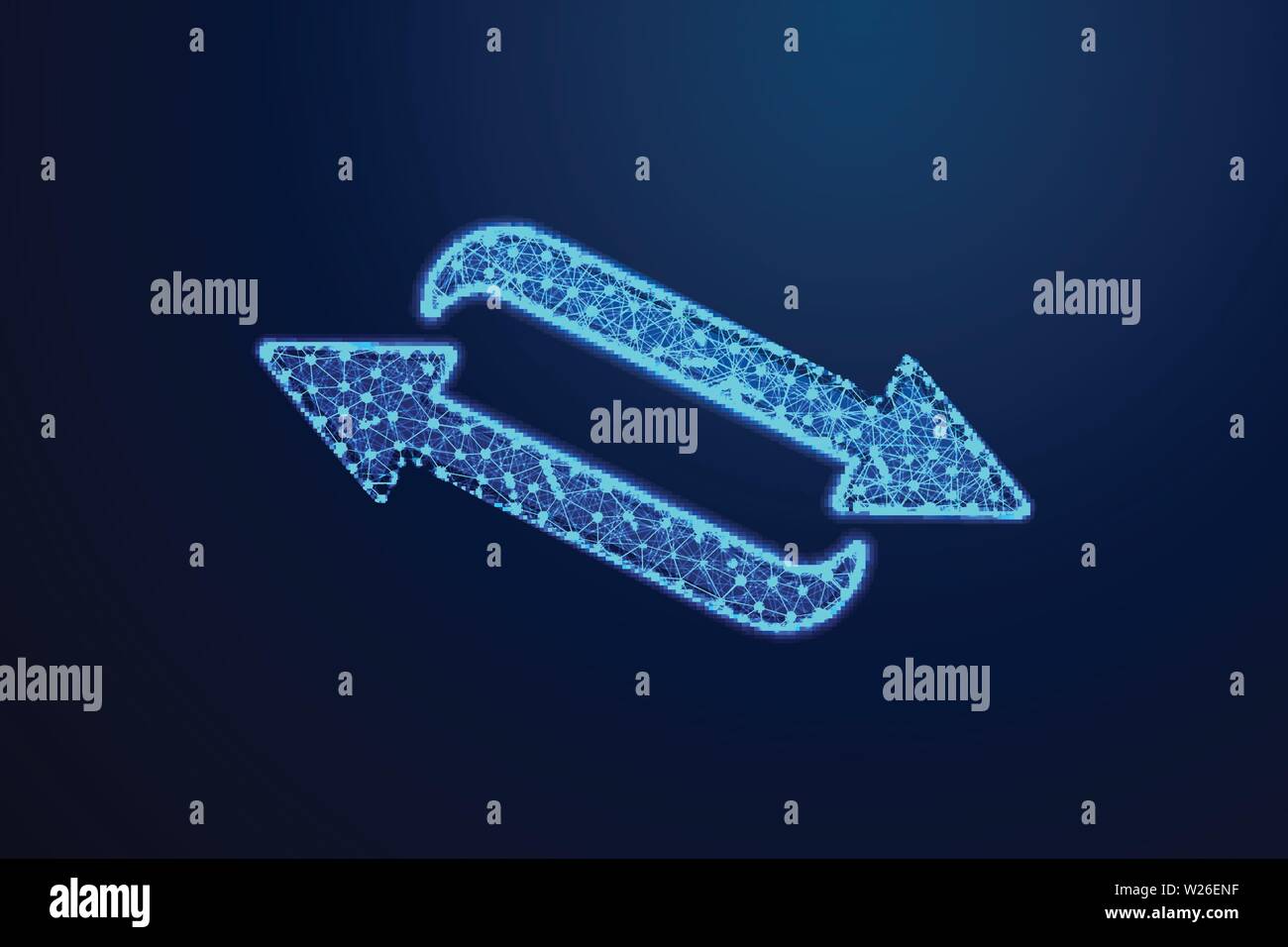 trendy update sign isolated on white background, elegant lattice ...