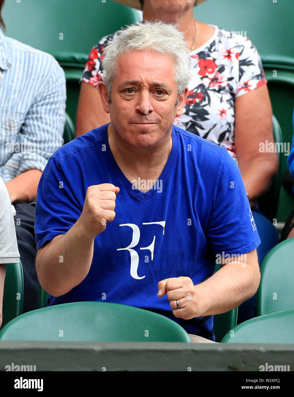 John Bercow, Speaker of the House of Commons on centre court as he ...