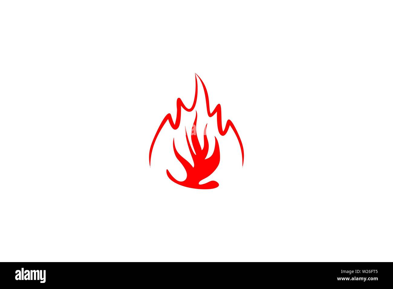 Fire Logo Designs Inspiration Isolated on White Background Stock Vector ...