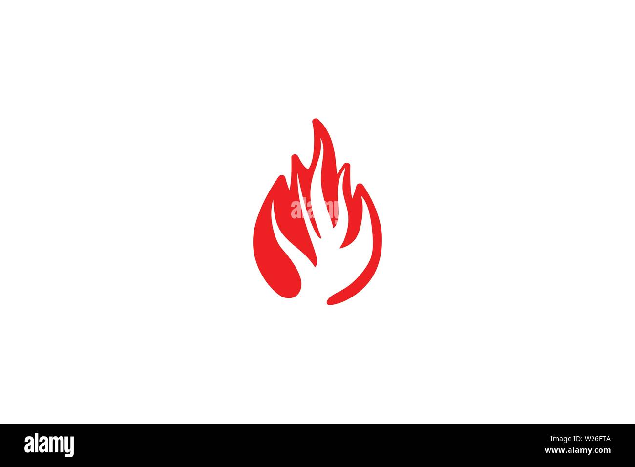 Fire Logo Designs Inspiration Isolated on White Background Stock Vector ...