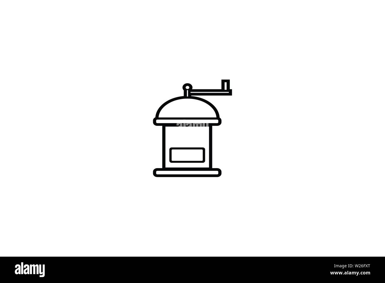 Coffee Grinder Logo Designs Inspiration Isolated on White Background ...