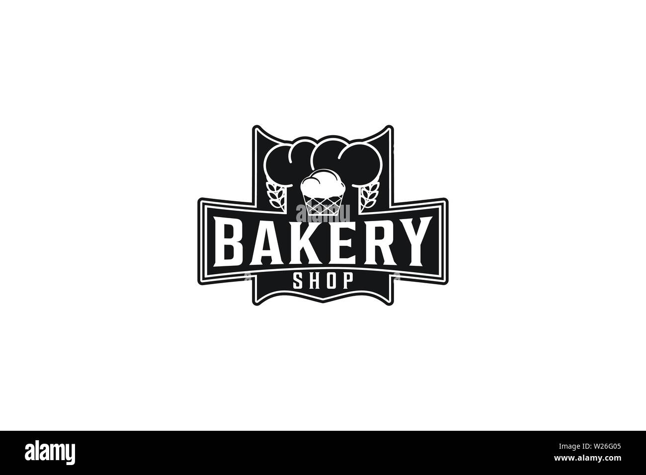 Round premium label wheat Stock Vector Images - Alamy