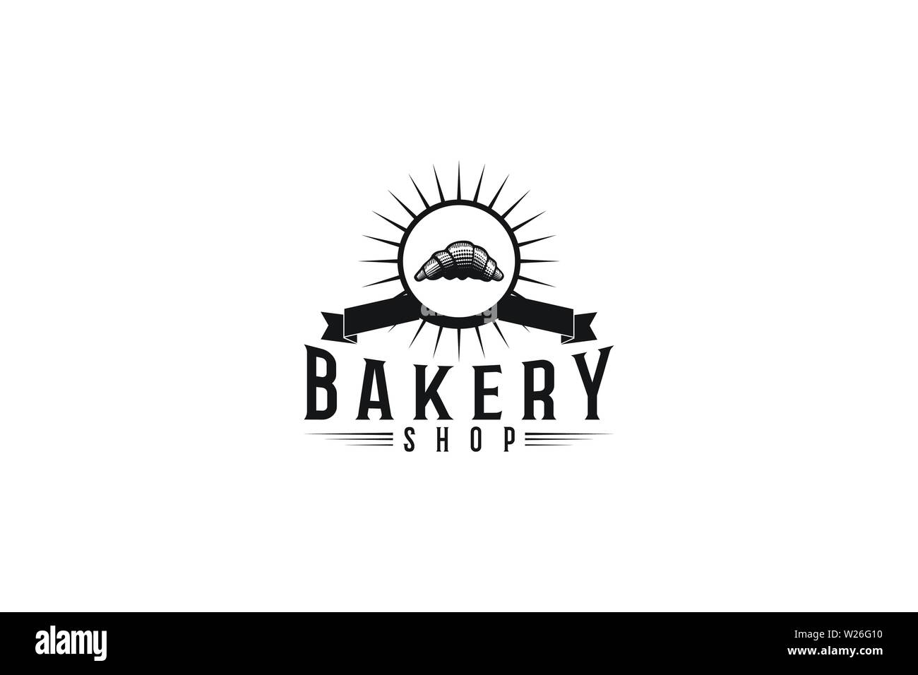 Bakery pastries table Stock Vector Images - Alamy