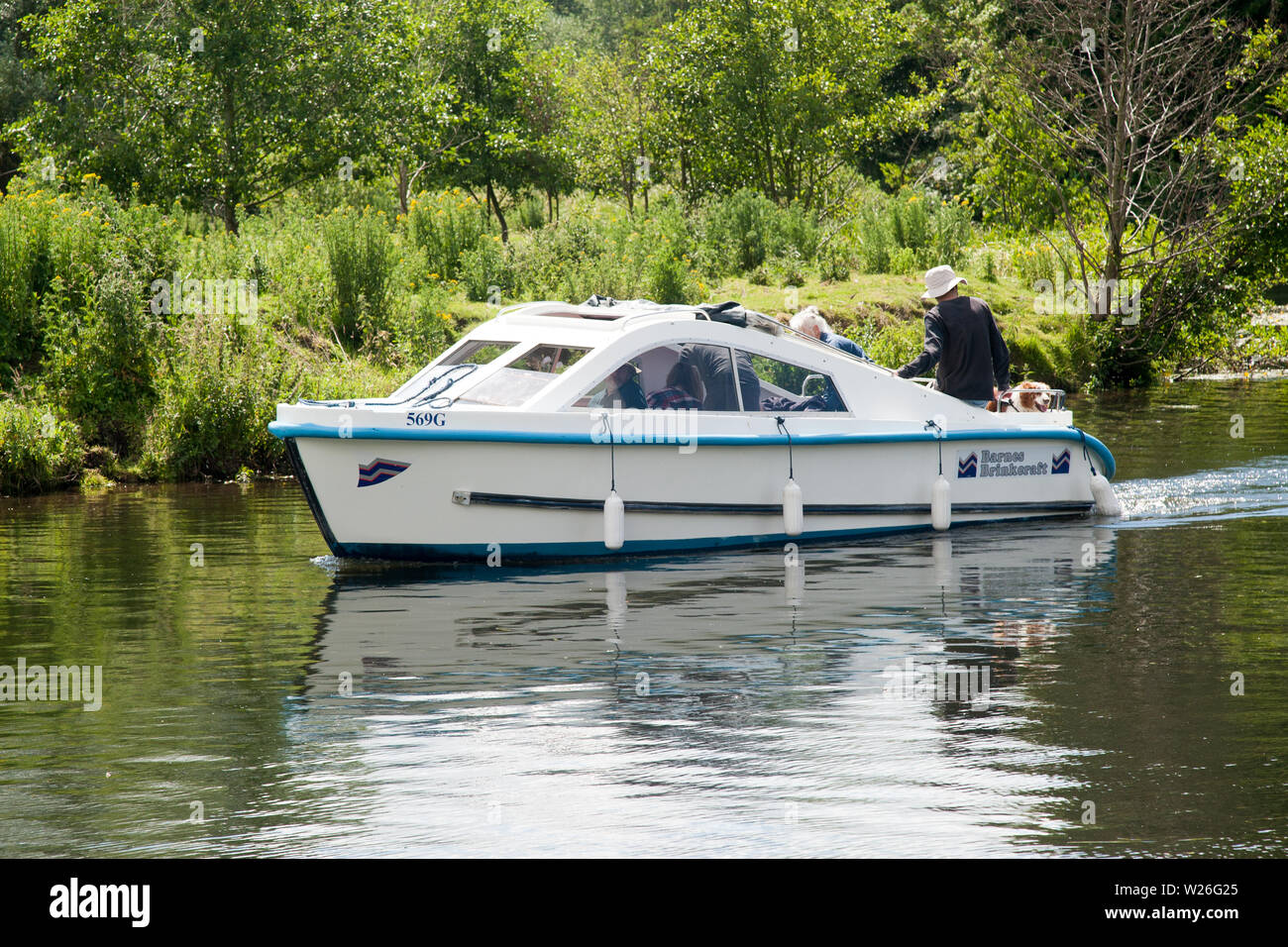 Norfolk Broads waterways Stock Photo - Alamy