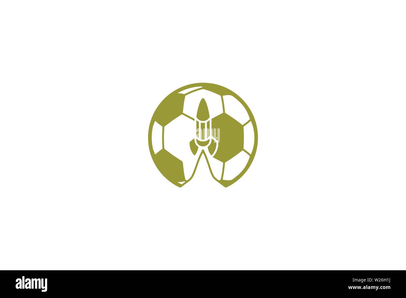 Ball, Football, Rocket Logo Designs Inspiration Isolated on White ...