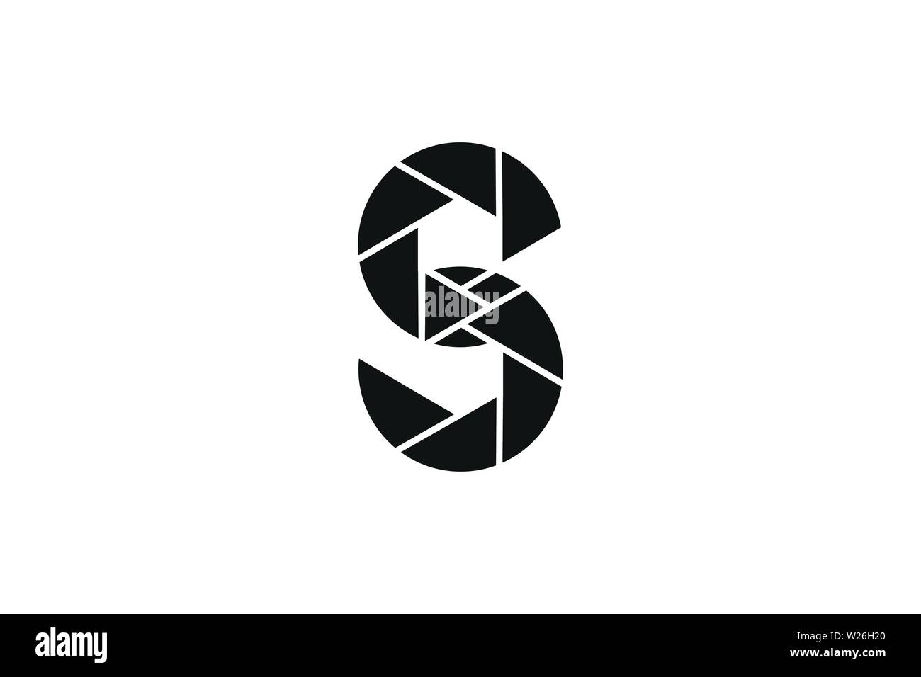 Letter S Camera Logo Designs Inspiration Isolated on White Background ...