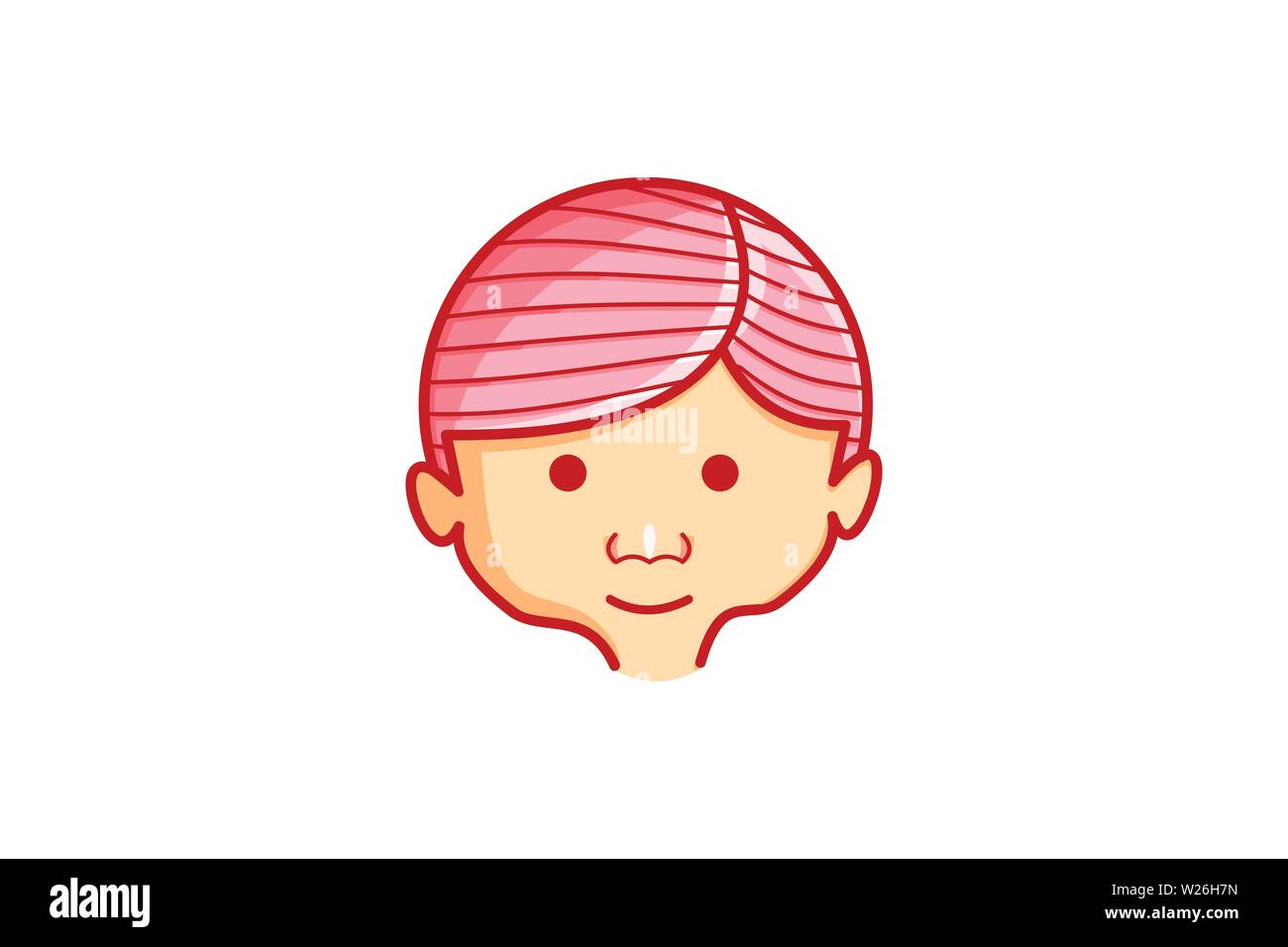 Head Children Logo Designs Inspiration Isolated on White Background ...