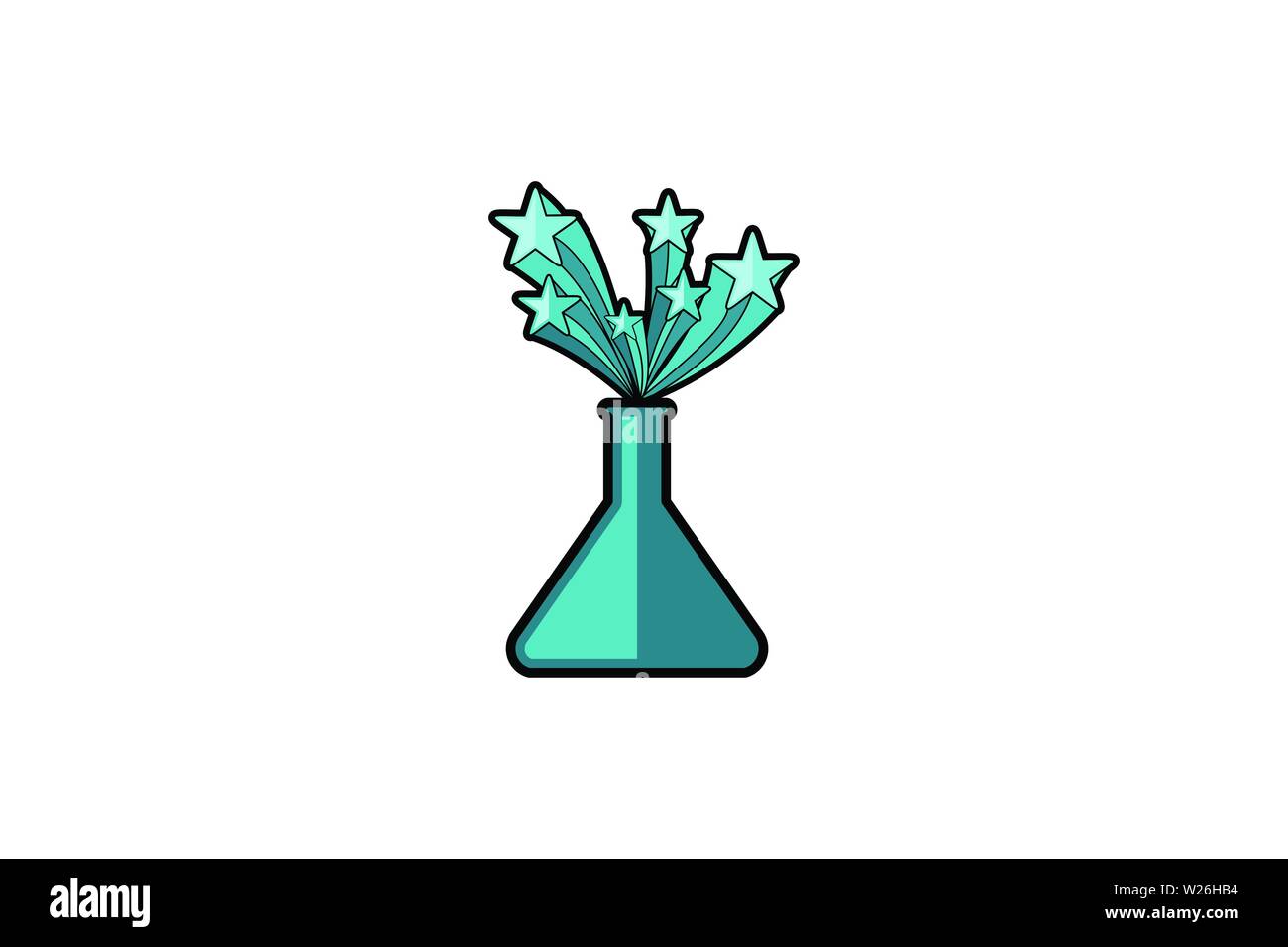 Glass Tube Logo Designs Inspiration Isolated on White Background Stock ...