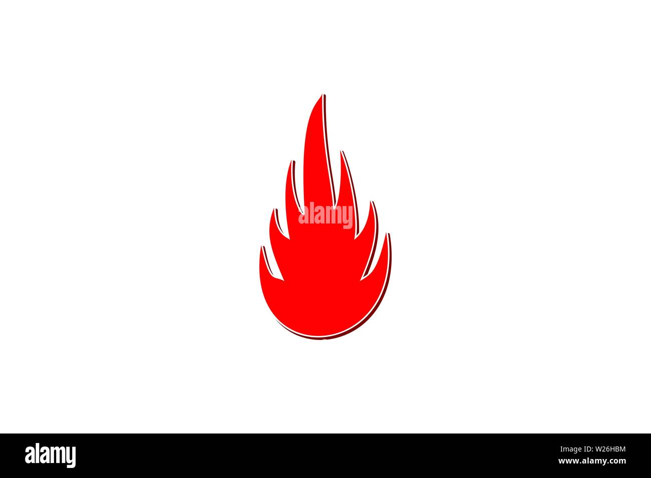 Fire Logo Designs Inspiration Isolated on White Background Stock Vector ...